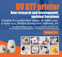 China Commercial UV DTF Printer 3Head A2 42cm XP600 for Clothing Label Printing for sale