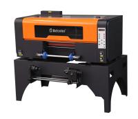 China UV DTF Printer 30cm 3 Print Heads for Glass Box Phone Case Labeling Multifunctional Inkjet for sale