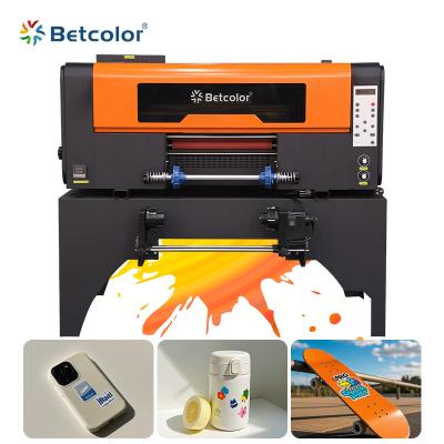 China Betcolor 3 Printheads 30cm UV DTF Printer Crystal Label Inkjet Printer for Labels for sale