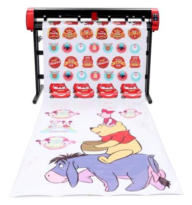 China Contour Positioning Die-Cutting Machine UV Camera Cutting for Flex Material 600mm Working Width for sale