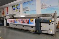 China China UV Printer 3.2m Large Format 28 Heads Six Row UV Mesh Belt Machine for Vinyl Banner Poster for sale