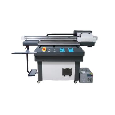 China ADL-UV9060 3 Head UV Flatbed Printer 90x60cm F1080 Industrial Printing Machine for sale