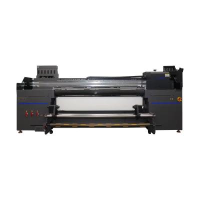 China 1.8M UV Mesh Belt Printer Large Format Industrial Hybrid for Leather Wallpaper Film for sale