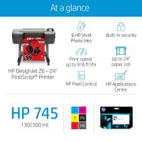 China HP DesignJet Z6 24 Inch Color Inkjet Printer A1 Pigment Ink High Accuracy 97kg for sale