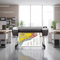 China HP DesignJet T1700 Color Inkjet Printer Cad Printer 44 Inch for sale