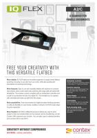 China Contax IQ FLEX A2 Flatbed Scanner 600 DPI for Double-Sided Document and Book Scanning for sale