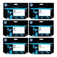 China Original HP 72 Full Cartridge 130ml Ink for DesignJet T610 T620 T770 T1708 T1100 T1200 T2300 T790 T1300 for sale
