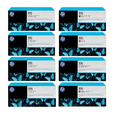 China HP 771 Original 775ml Colored Cartridge for DesignJet Z6200 Z6610 Z6810 Photo Printers for sale