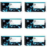 China HP 730 300ml Full Color Black Ink Cartridge Compatible for DesignJet T1600 T2600 T1700 Printers for sale