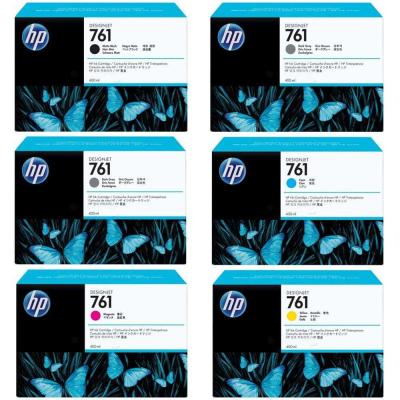 China HP 761 Original Ink Cartridge 400ml for DesignJet T7100 T7200 Printers for sale