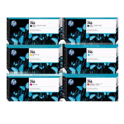 China HP 746 300ml Full Color Digital Printing Cartridge Compatible with DesignJet Z6 Z9 for sale