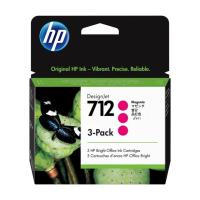 China Original HP 712 Large Format Ink Cartridge 3-Pack 29ml Black for HP T250 T650 Plotter for sale