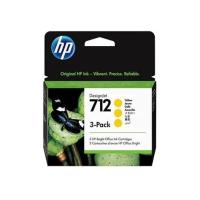 China Original HP 712 Large Format Ink Cartridge 3-Pack 29ml Black for HP T250 T650 Plotter for sale