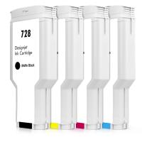 China Betcolor Compatible Multi-Color Full Cartridge 728 with Chip for HP DesignJet T730 T830 100% Guarantee 1:1 Replacement for sale