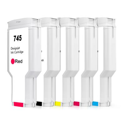 China Betcolor745 Compatible 300ml Disposable Ink Cartridge for HP Designjet Z2600 Z5600 Pigment Full Color for sale