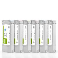 China Betcolor 81 Full Color Ink Cartridge Compatible HP Designjet Z5000 5000 5500 680ML for sale