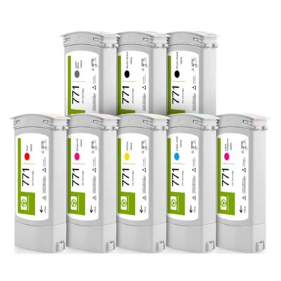 China Betcolor 771 Remanufactured Pigment Ink Cartridge for HP Z6200 Z6600 Z6800 Z6810 Printers 300ml for sale