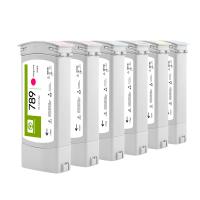China Betcolor 789 Remanufactured Full Color Cartridge Compatible HP DesignJet L25500 775ML Pigment Ink Bulk for sale