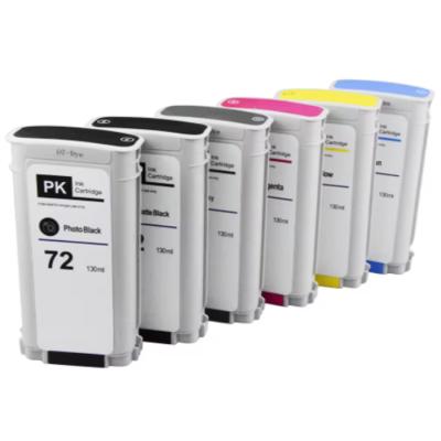 China Betcolor 72 Compatible Dye Ink Cartridge 100ml Bulk Pack for HP DesignJet Digital Printing for sale