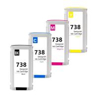 China Betcolor 738 130ML Full Dye Ink Cartridge Compatible with HP Designjet T850 T950 Printers for sale