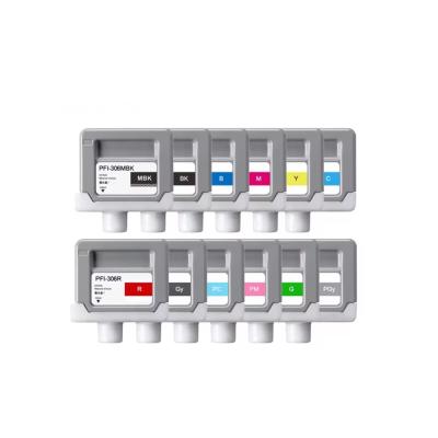 China Betcolor PFI-306 Ink Cartridge 330ml Compatible for Canon IPF8400 IPF9400 Plotter with Chip for sale