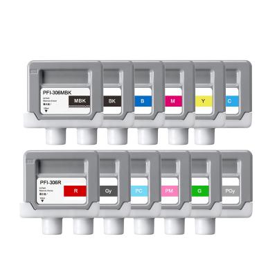 China Betcolor PF-3300 Ink Cartridge 330ml for Canon PRO-200 4600 6600 GP-4600S GP-6600 Plotter Compatible Chip for sale