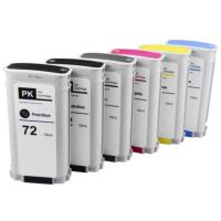 China Betcolor 72 Compatible Ink Cartridge 130ml 6 Color Set for HP DesignJet T790 T795 T1300 T2300 for sale