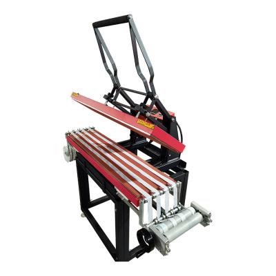 China Small Roll to Roll Heat Press Sublimation Machine 25x100cm for Polyester Lanyard Ribbon Transfer for sale