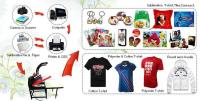 China Manual Heat Press Machine 80x100cm for T Shirt Printing Sublimation Transfer for sale