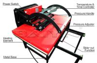 China Manual Heat Press Machine 80x100cm for T Shirt Printing Sublimation Transfer for sale