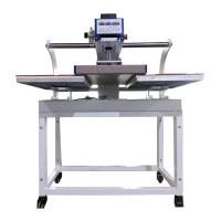 China Double Station Pneumatic Sublimation Press 40x60cm Slide Up Hot Press Machine for sale