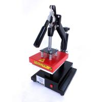 China Manual Shaking Head Heat Press Machine 15x15cm for Garment Logo Marking Equipment for sale