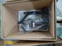 China Manual Shaking Head Heat Press Machine 15x15cm for Garment Logo Marking Equipment for sale