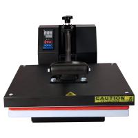 China Automatic 220V T-Shirt Sublimation Flat Heat Press Machine 38x38cm Electric Driven for sale