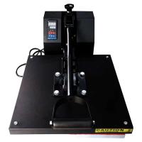 China Automatic 220V T-Shirt Sublimation Flat Heat Press Machine 38x38cm Electric Driven for sale