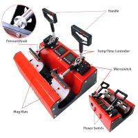 China 11oz 7.5-9.5 Double Station Automatic Electric Heat Press Tumbler Machine for Mugs for sale
