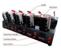 China 5 in 1 Automatic Electric Mug Heat Press Machine Digital Control 11oz 15oz Sublimation for sale