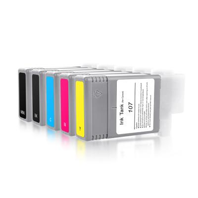 China Betcolor PF-107 Ink Cartridge 130ml 5-Color Compatible for Canon IPF770 670 680 685 Printers for sale