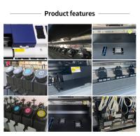 China 1.8m 4 Head UV Printer ADL-8194UV with I3200U1 4 Color W+V Printing for sale