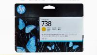 China Original HP738 130ml Ink Cartridge 498N5A 498N6A 498N7A 498P2A for Digital Printing Multi-Color for sale
