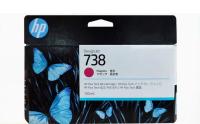 China Original HP738 130ml Ink Cartridge 498N5A 498N6A 498N7A 498P2A for Digital Printing Multi-Color for sale