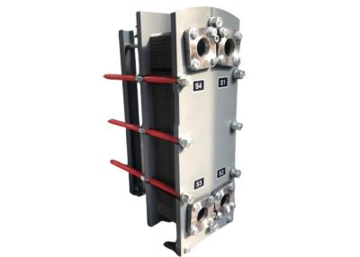 China Plate Heat Exchanger Unit Frame and Spare Parts 25 bar 200°C for Industrial HVAC and Chemical Processing for sale