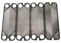 China Stainless Steel Heat Exchanger Plates SMo254 Easy Clean Chevron Pattern 0.5mm for sale