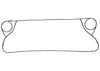 China Plate Heat Exchanger Gasket Maintenance NBR EPDM HNBR FKM Custom Material -15 to 250°C for sale
