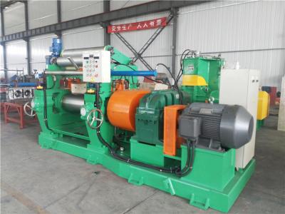 China PLC Controlled 560mm Roll Diameter Open Rubber Mixing Mill with 90kW Motor Power for sale