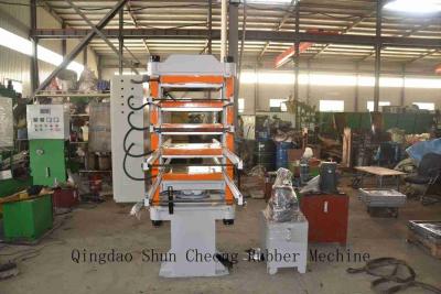 China Automatic Hydraulic Heating Rubber Tile Vulcanizing Press for sale