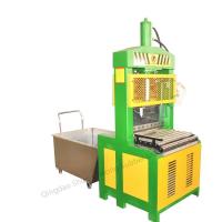 China Hydraulic Rubber Bale Raw Cutting Machine / Rubber Sheet Cutter for sale