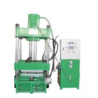 China Automatic Hydraulic Rubber Powder Solid Vulcanizing Press / Wheelbarrow Tyre Making Machine for sale