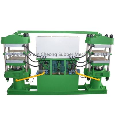 China Customized Duplex Plate Vulcanizing Machine / Wiper Strip Making Equipment for sale