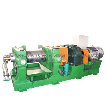 China XKP 560 Two Rollers Rubber Cracker Mill / Waste Tyre Recycling Machine for sale